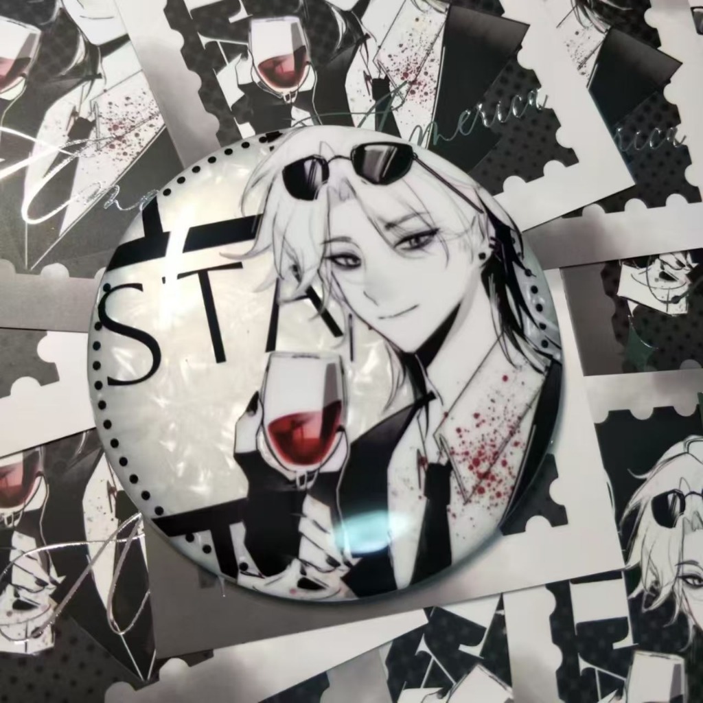 Anime Country Humans CH Badge ปุ่มเข็มกลัด Pins คอสเพลย์คอลเลกชันของ ...