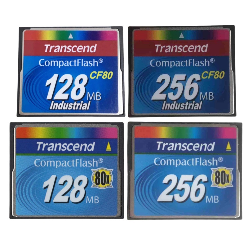 Transcend CF 128MB/256MB CF Card 80X F80 การ์ดหน่วยความจําเหมาะสําหรับ ...