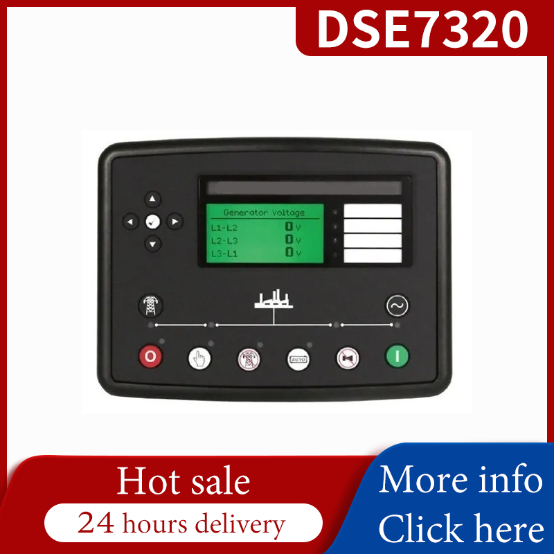 สต๊อกพร้อมDSE7320 Deep Sea Electronics DSE 7320 MKII AMF Controller สําหรับเครื่องกําเนิดไฟฟ้า ...