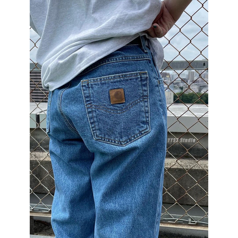Carh artt 1:1 แฟชั่น Streetwear คุณภาพ Vintage กางเกงยีนส์ลําลองหลวม ...