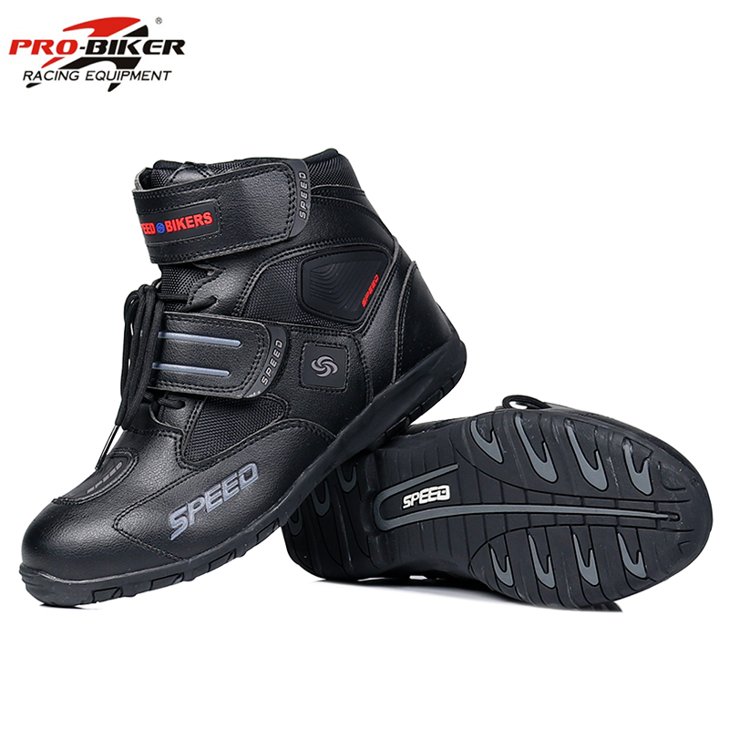 Moto Bike SPEED Racing Boot Street Moto Boot รถจักรยานยนต์รองเท้าหนัง ...