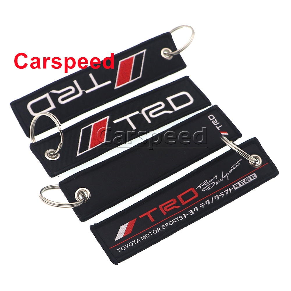 Trd รถ Racing Key Chain แหวน JDM วัฒนธรรม Key Holder 1 ชิ้นสําหรับ ...