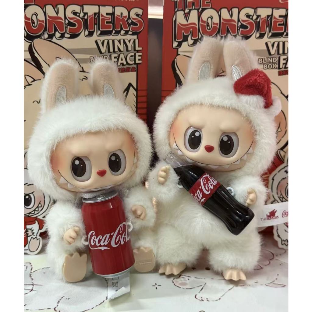 POPMART THE MONSTERS LABUBU v3 Coca Cola Series Vinyl Face Blind Box ...