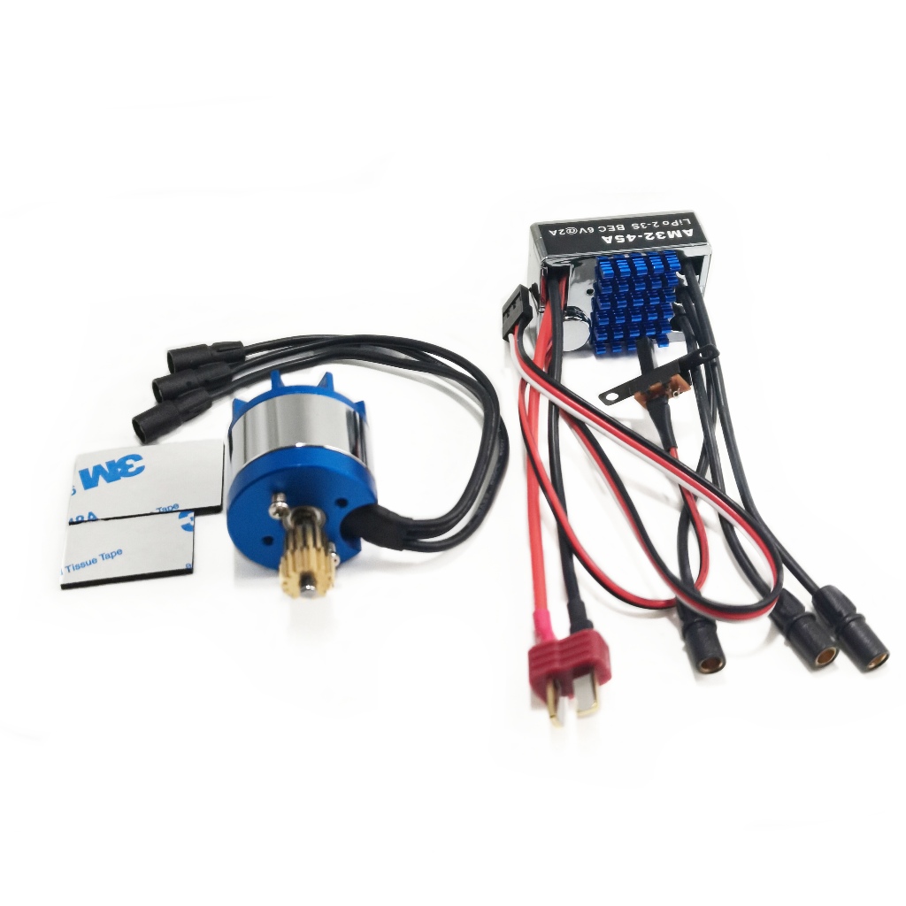 Mn128 MN86 MN86S outrunner brushless 2830 2400kv มอเตอร์ 45A AM32 ...