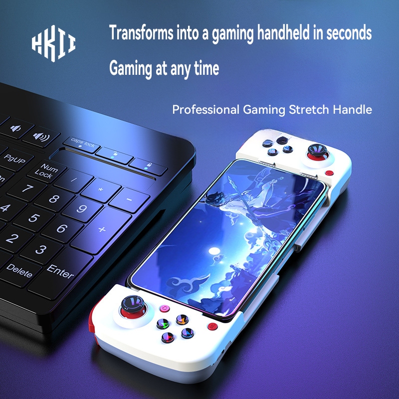 ตัวควบคุมเกม บลูทูธพร้อมฟีด haptic, ตัวควบคุมเกมยืด D3 เข้ากันได้กับ ...