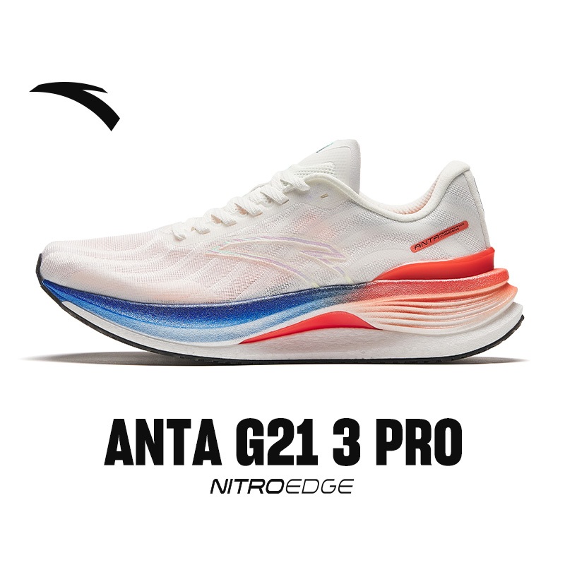 ANTA G21 Pro ผู้ชาย มืออาชีพ รองเท้าวิ่ง ระบายอากาศ การรองรับแรงกระแทก ...