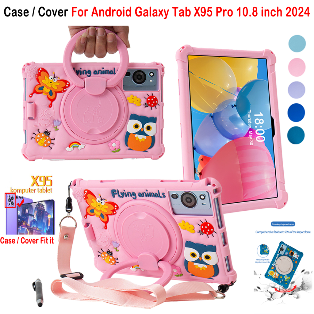 สําหรับ Android Galaxy Tab X95 Pro 10.8 นิ้ว 2024 5G คุณภาพสูงซิลิโคน ...