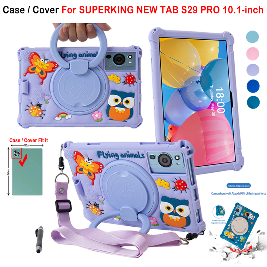 สําหรับ SUPERKING ใหม่ TAB S29 PRO 10.1 นิ้วคุณภาพสูงซิลิโคนนุ่มกัน ...