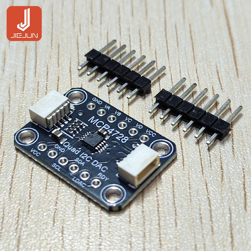 Mcp4728 เอาต์พุต quad DAC พร้อมโมดูล EEPROM เข้ากันได้กับ STEMMA QT Qwiic | Shopee Thailand