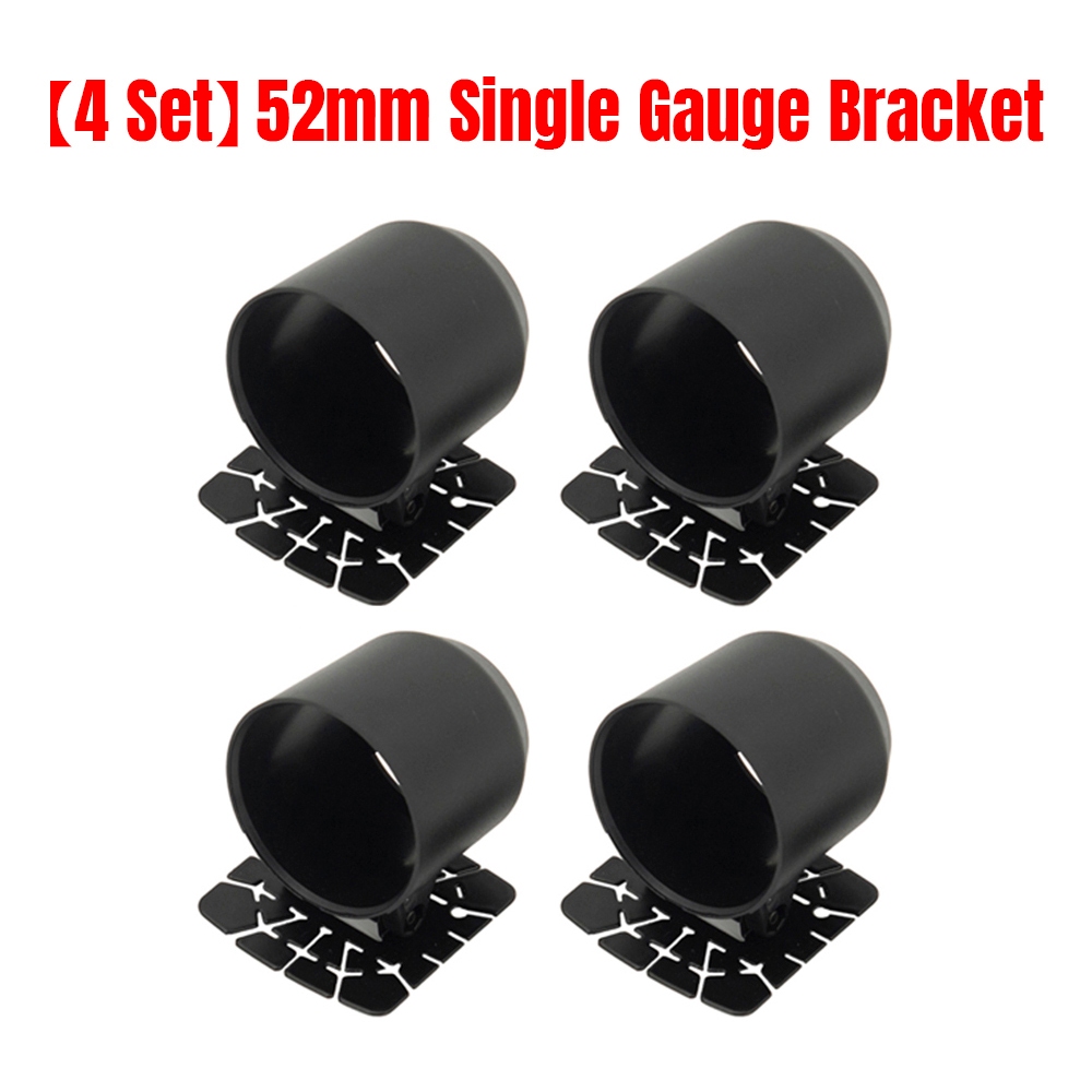 4 ชุดuniversal 52mm Single Gauge Pod รถหมุน Mount Holder 2 นิ้วเมตรถ้วย ...