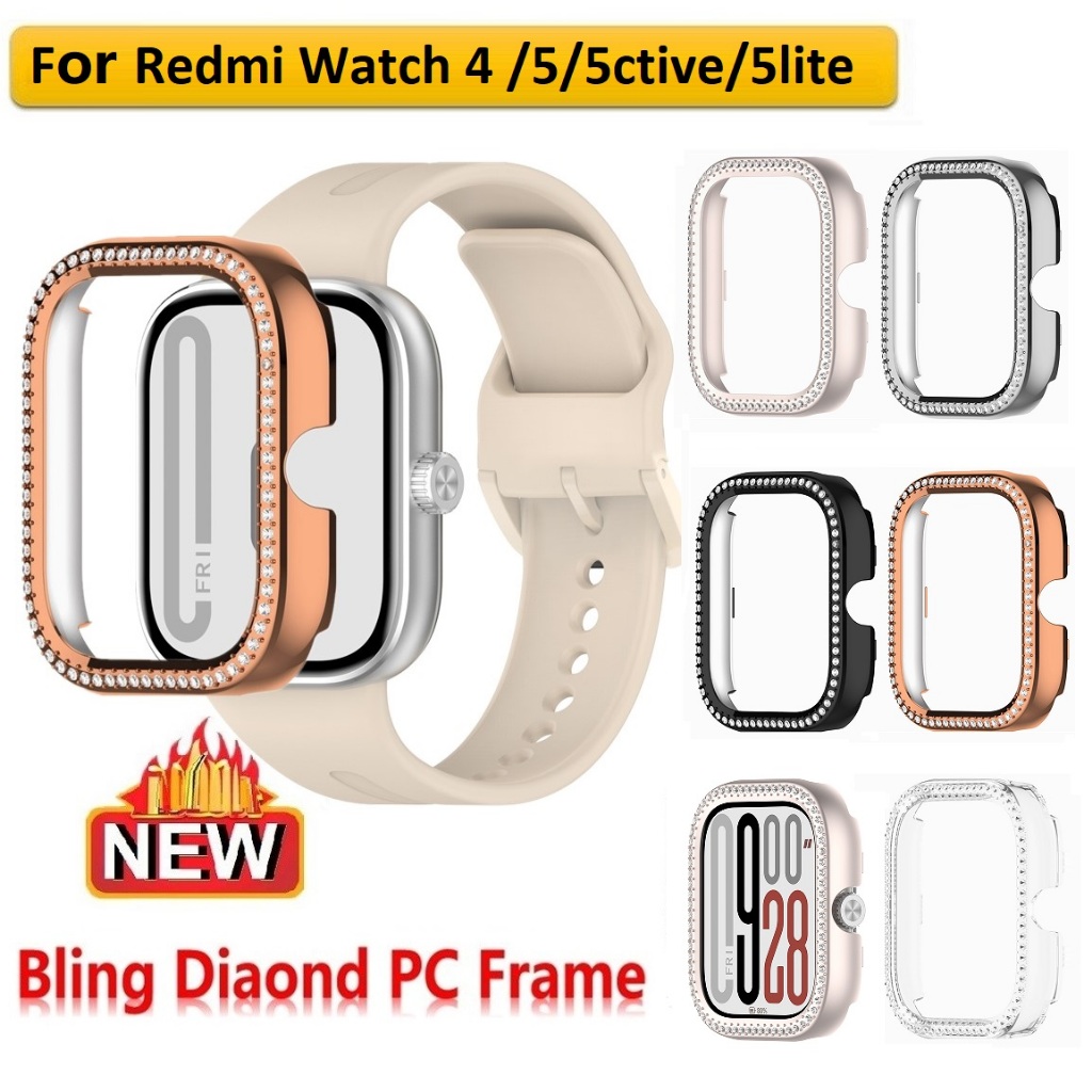 Bling Hollow Frame Compatible For เคส Redmi Watch 5 Case Smartwatch ...