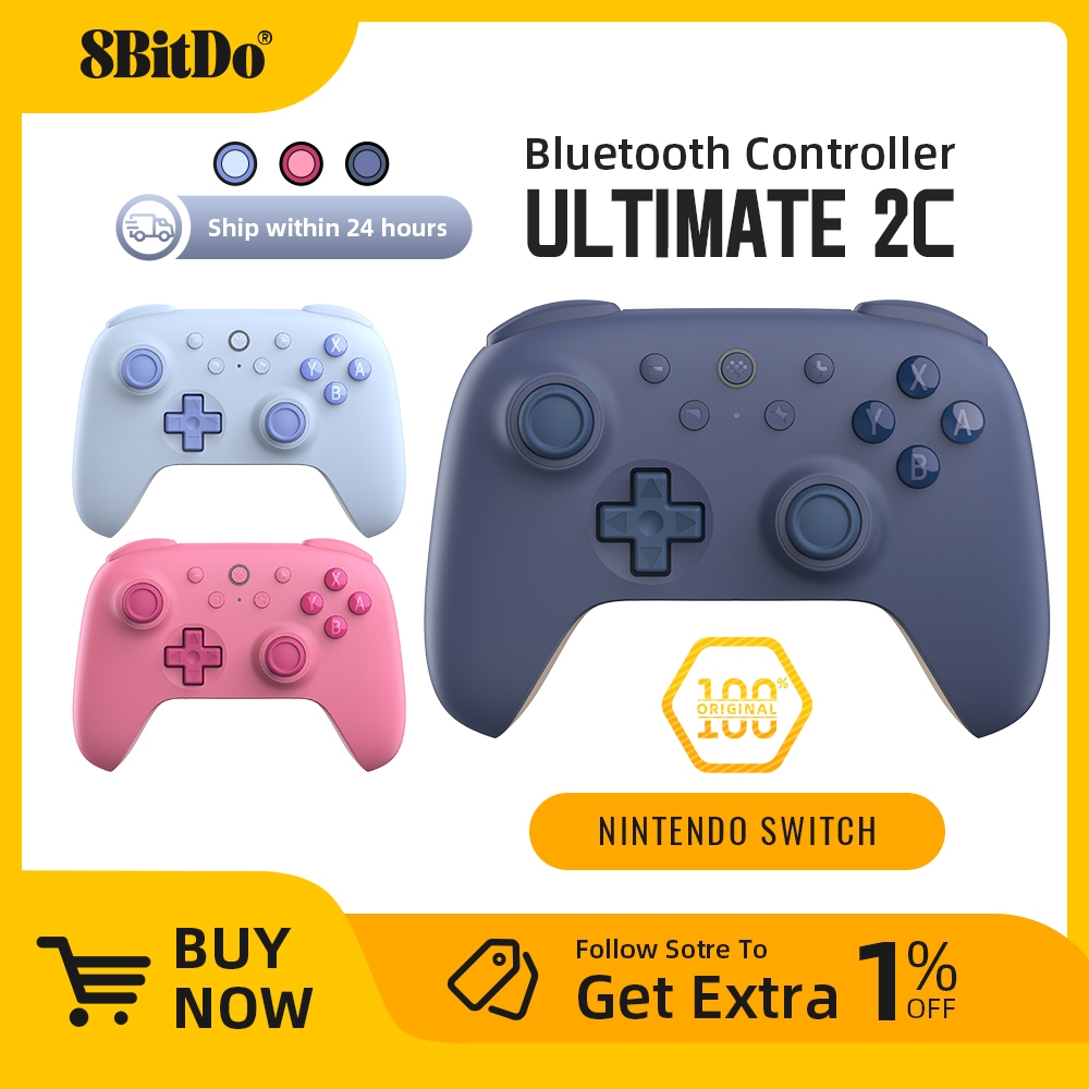 8bitdo Ultimate 2C Wireless Contyoller ออกแบบมาสําหรับสวิตช์ | Shopee ...