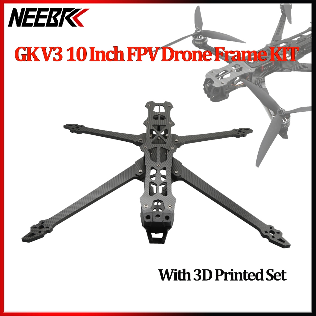 Gk-v3 10 นิ้ว FPV Drone Frame KIT 435 มม.คาร์บอนไฟเบอร์สําหรับ RC FPV Freestyle Long Range ...
