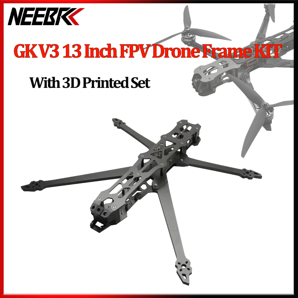 Gk-v3 13 นิ้ว FPV Drone Frame KIT 550 มม.คาร์บอนไฟเบอร์สําหรับ RC FPV Freestyle Long Range ...