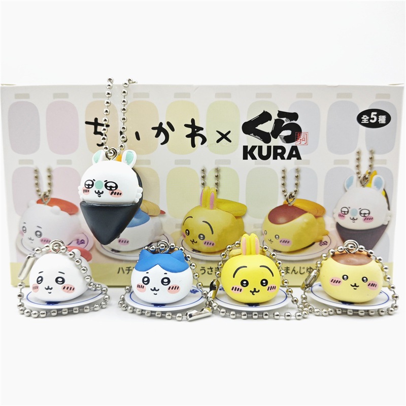 5 ชิ้น/เซ็ต 2-3.5 ซม.Chikawa อะนิเมะรูป Key Chain ตกแต่ง Hachiware ...