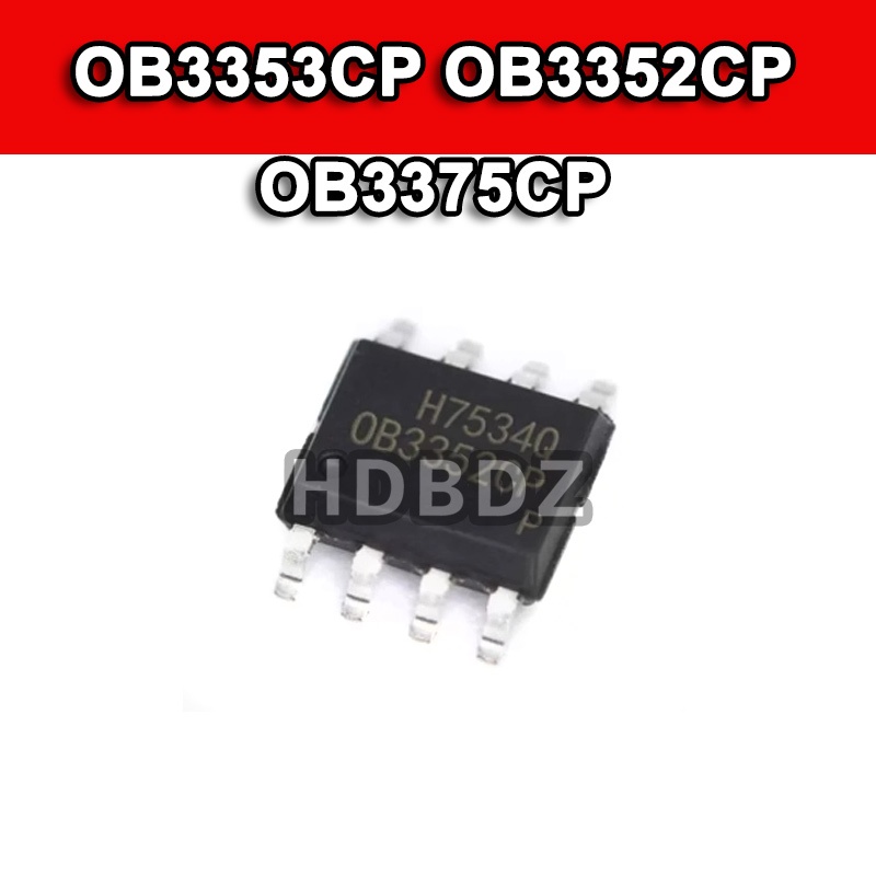 3~10PCS OB3353CP OB3352CP OB3375CP SOP8 ชิปการจัดการพลังงาน IC SMD ...
