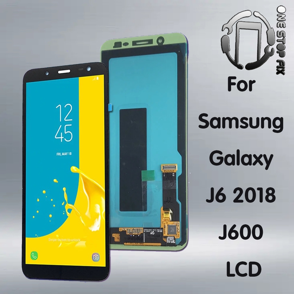 Oled A6 2018 A600 A600FN A600F LCD สําหรับ Samsung Galaxy J6 2018 J600F จอแสดงผล Touch Screen ...