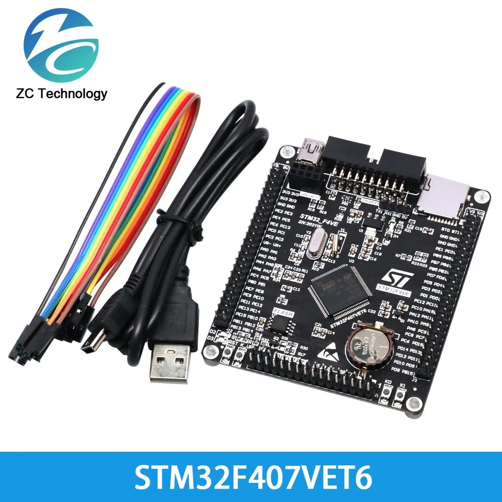 Stm32f407vet6 บอร์ดพัฒนา Cortex-M4 STM32 ระบบขั้นต่ําการเรียนรู้ ARM Core Board + 3.2 นิ้ว LCD ...