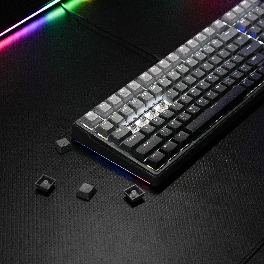 ZIFRIEND ZT99 คีย์บอร์ดแมคคานิกส์ Hotswap Gaming คีย์บอร์ดแบบมีสาย ภาษา ...