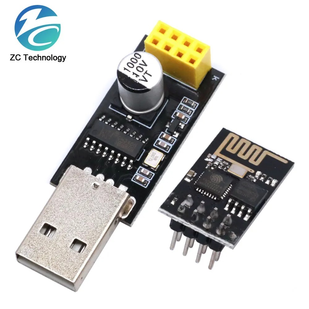 Esp01 โปรแกรมเมอร์อะแดปเตอร์ UART GPIO0 ESP-01 Adaptater ESP8266 CH340G ...