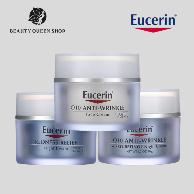 Eucerin Q10 Anti-Wrinkle Face cream/pro-retinol night cream 48g ...