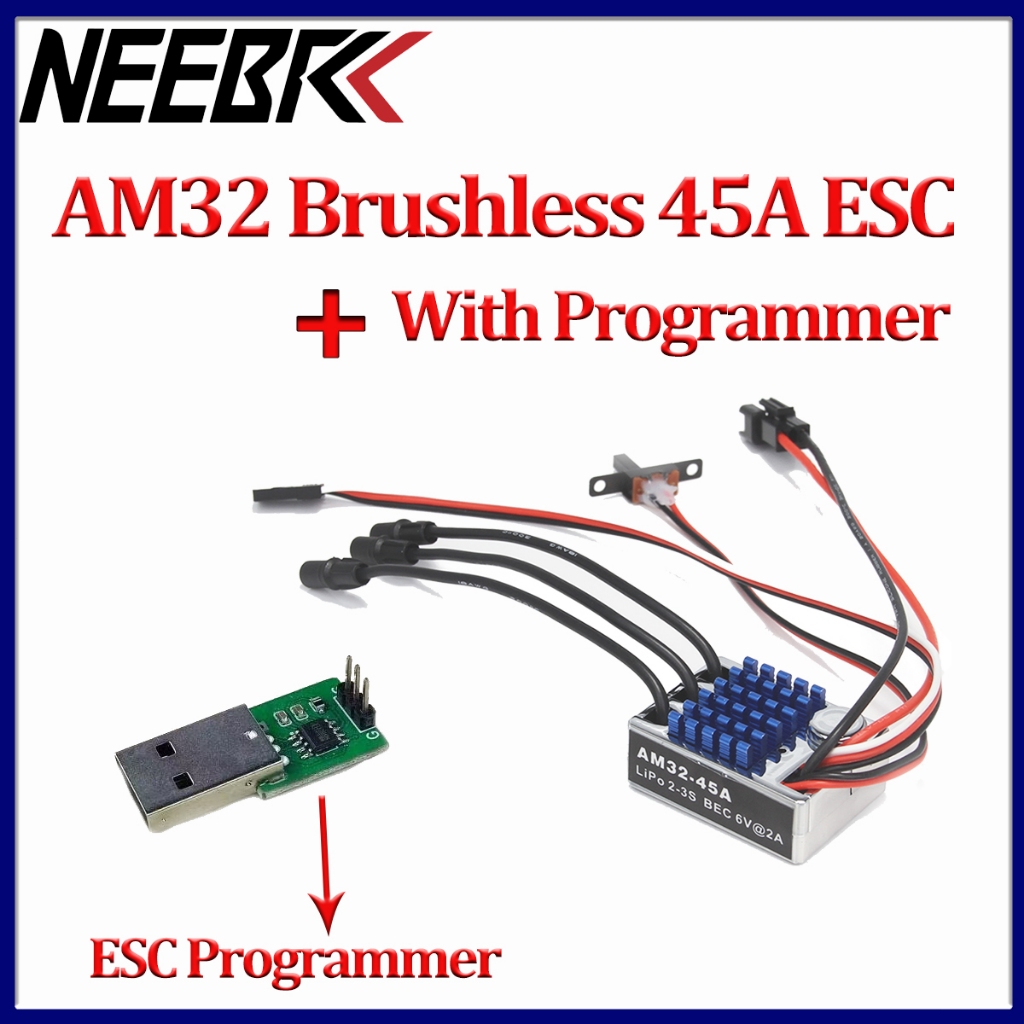 Neebrc AM32 45A Brushless ESC Outrunner กันน้ํา ESC 2-3S & อะไหล่ ...
