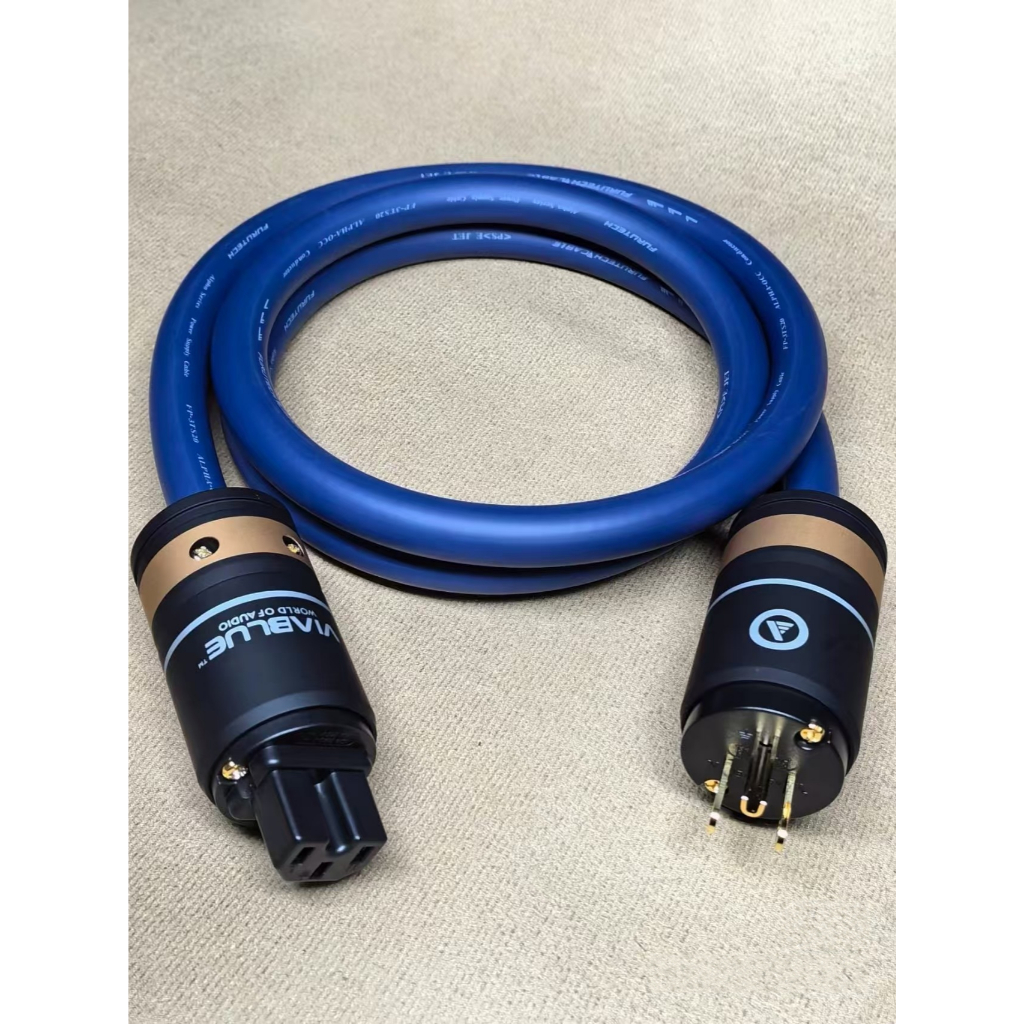 ญี่ปุ่น Furutech Furutech FP-3TS20 OCC ทองแดงคริสตัลเดี่ยวอเมริกันมาตรฐานสายไฟ HIFI Power ...