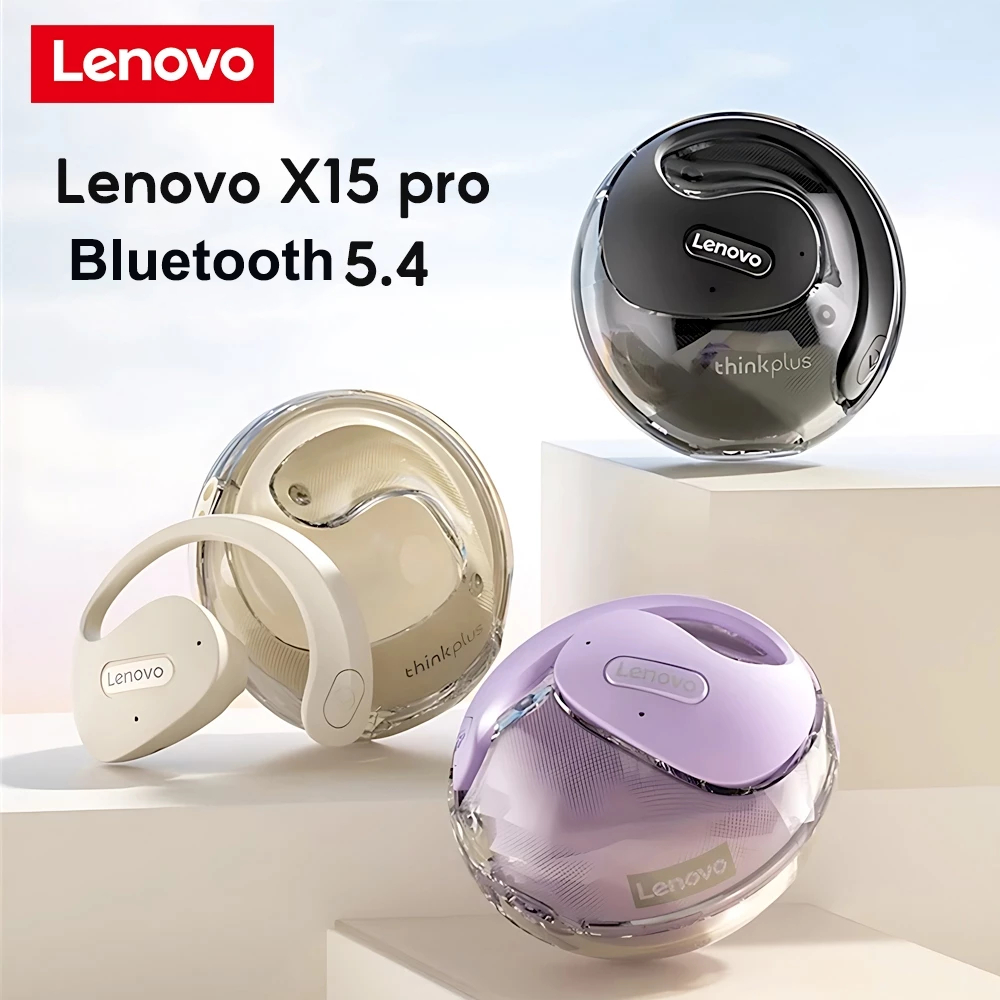 Lenovo thinkplus x15 pro หูฟังไร้สาย Bluetooth 5.4 หูฟังไร้สายสเตอริโอ ...