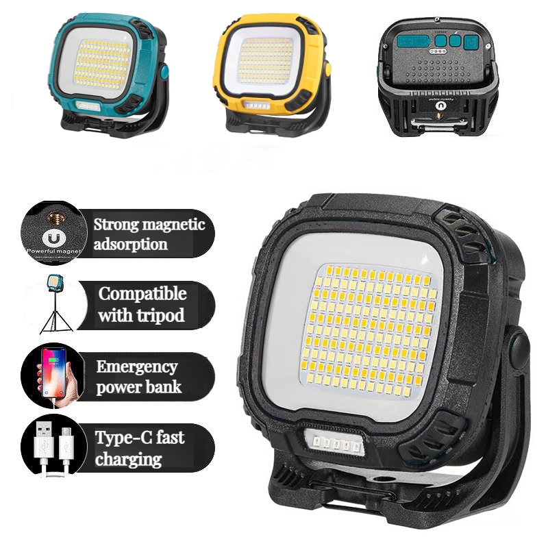 อัพเกรด Multi-functional Work Light Strong Magnetic เทป Snap COB Work ...
