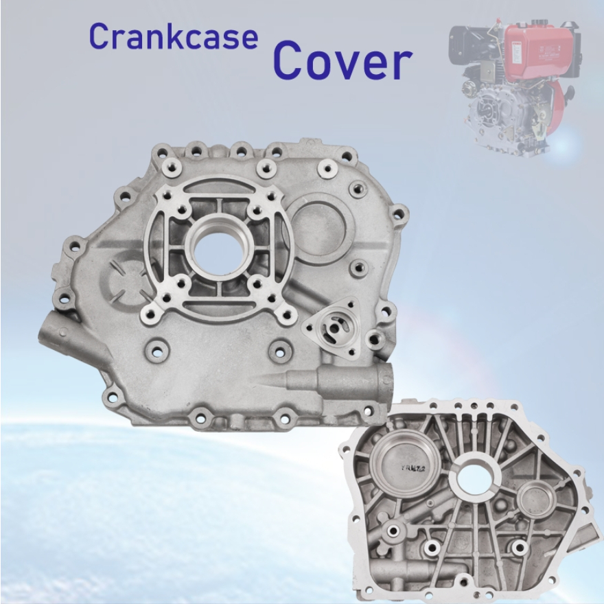กระบอกเดียวระบายความร้อนด้วยอากาศ 4 จังหวะเครื่องยนต์ดีเซล CrankCase ฝา ...
