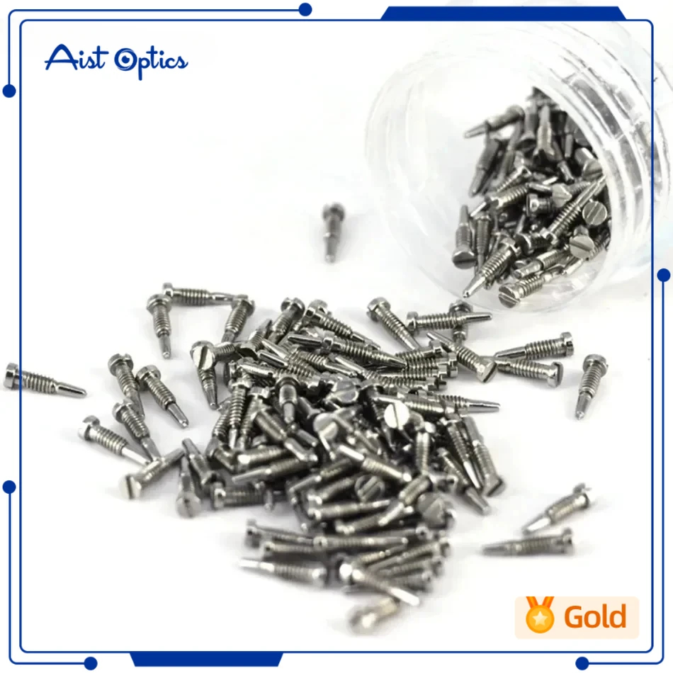 Aist Optics 200 ชิ้นแว่นตาฤดูใบไม้ผลิบานพับชี้ End Self Aligning สกรู ...