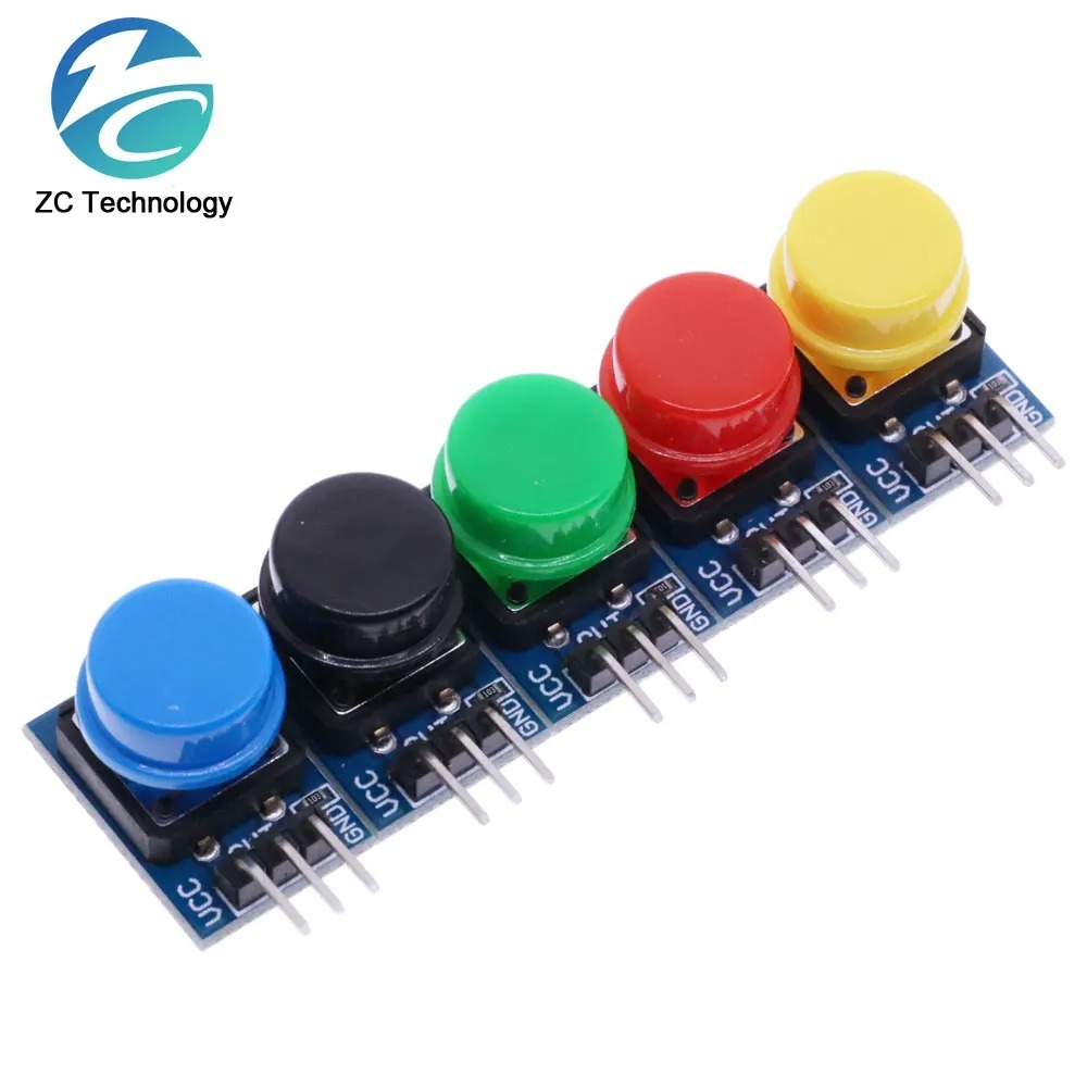 5 ชิ้น 12X12 มม. Big key โมดูลปุ่มขนาดใหญ่ Light touch สวิทช์โมดูลหมวก ...