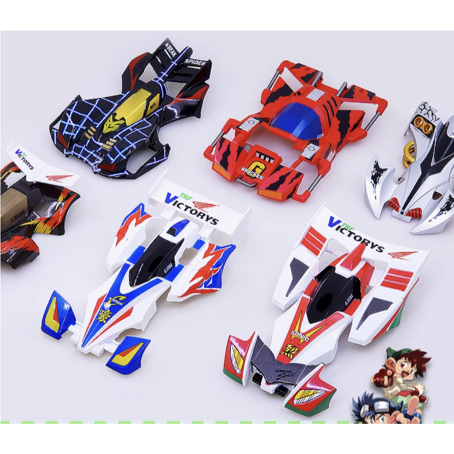 Mini 4wd racing รถจิตรกรรม cohl MAGNUM/SONIC/ZMC/STRAATO VECTOR ...