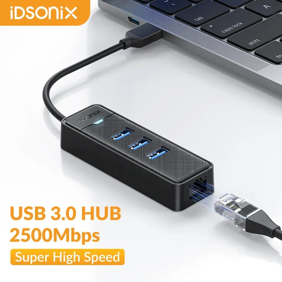 Idsonix USB Splitter Multiport USB 3.0 HUB ประเภท C พอร์ต 5Gbps ความ ...