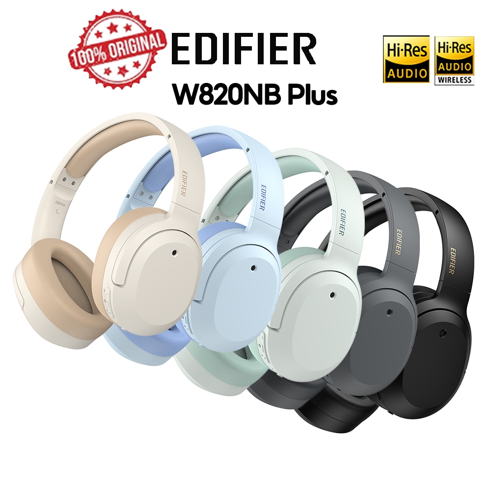 Edifier W820NB Plus/W820NB Plus 2025 หูฟังครอบหูตัดเสียงรบกวนไร้สาย ...