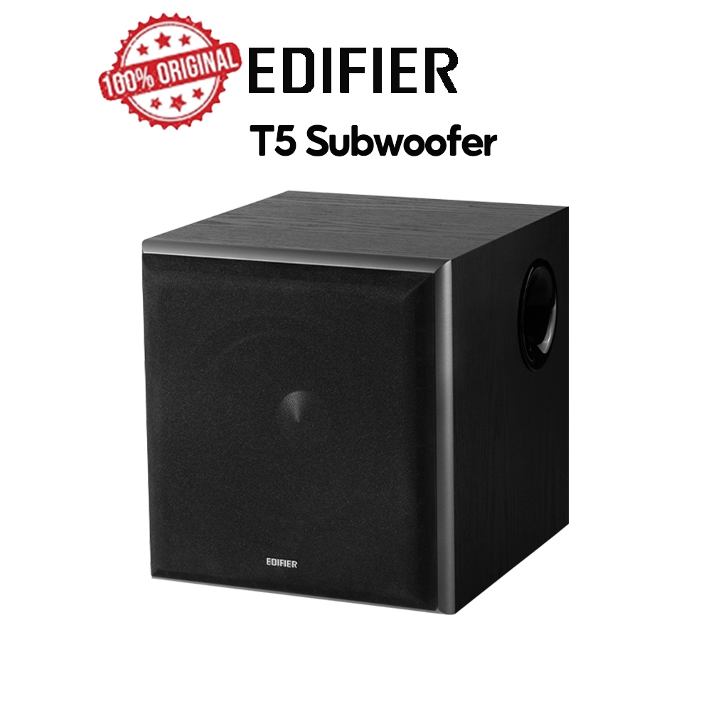 Edifier T5 Active Subwoofer 8" Bass Distortion Speaker Driver การ ...