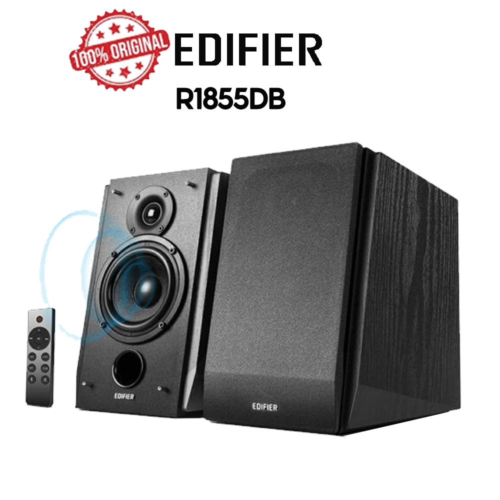 Edifier R1855DB Active Bookshelf Speakers, Bluetooth และ Optical Inputs ...