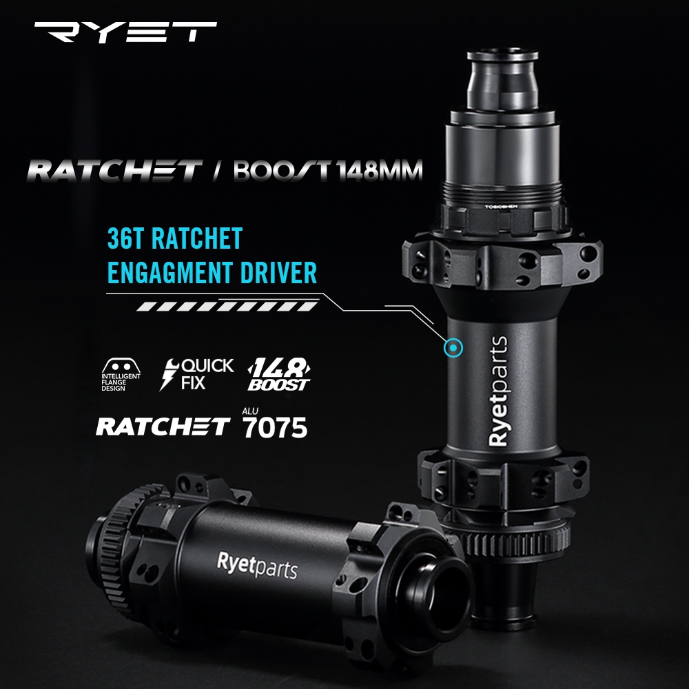 Ryet MTB Straightpull BOOST 148 Hub Ultralight 28 หลุม Bushing 36T ...