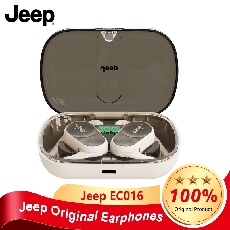 Jeep JP EC016 OWS หูฟังบลูทูธไร้สาย พร้อมไมโครโฟนตัดเสียงรบกวน กันน้ํา IPX5 เวลาเล่น 20 ชั่วโมง ...