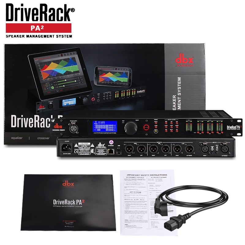 Dbx Driverack 480/260/360 PA2 โปรเซสเซอร์เสียงดิจิตอลมัลติฟังก์ชั่นสี่อินพุตระดับมืออาชีพ คุณภาพ ...