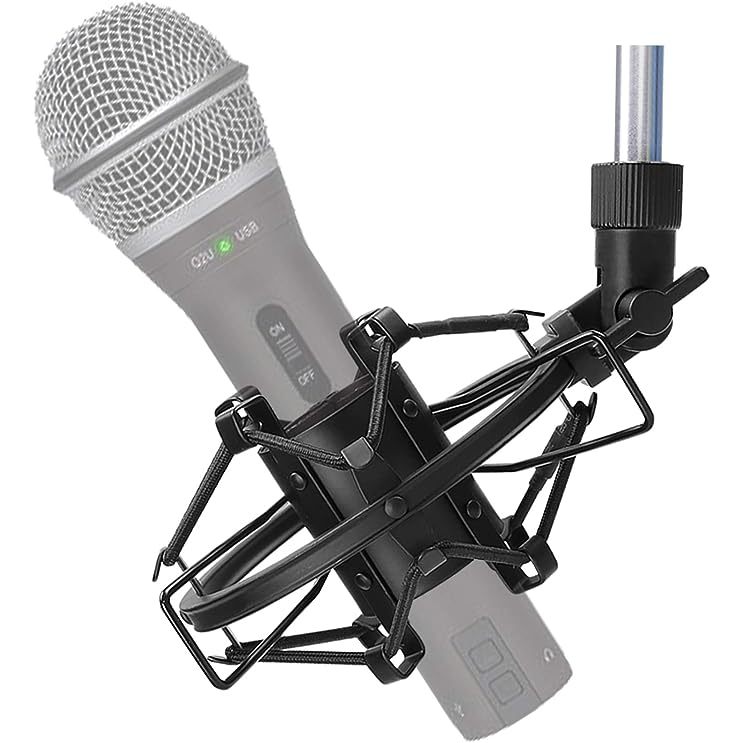 ไมโครโฟน Shock Mount Mic สําหรับ Samson Q2U Shure SM58 ATR2100-USB ...