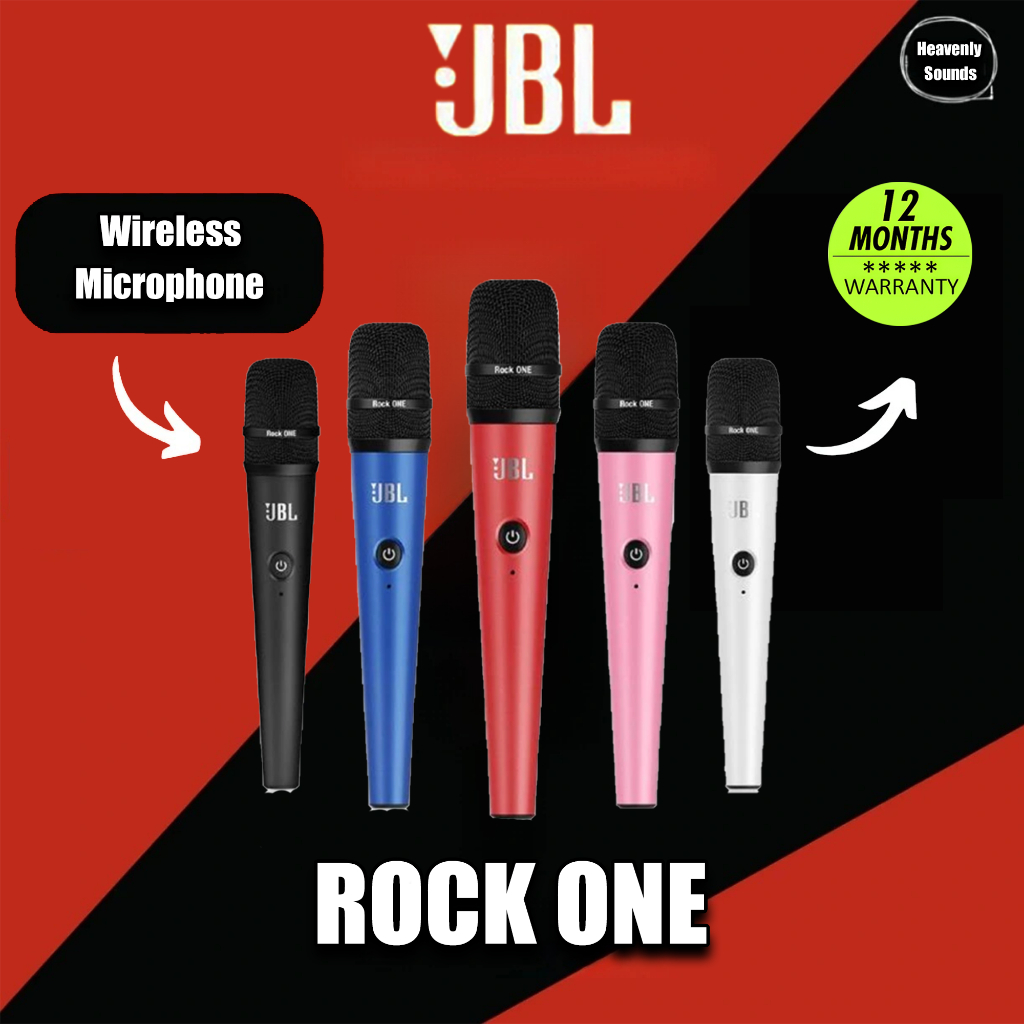 ระบบไมโครโฟนไร้สาย UHF แบบพกพาแบบชาร์จไฟได้-JBL Rock ONE Series | Shopee Thailand