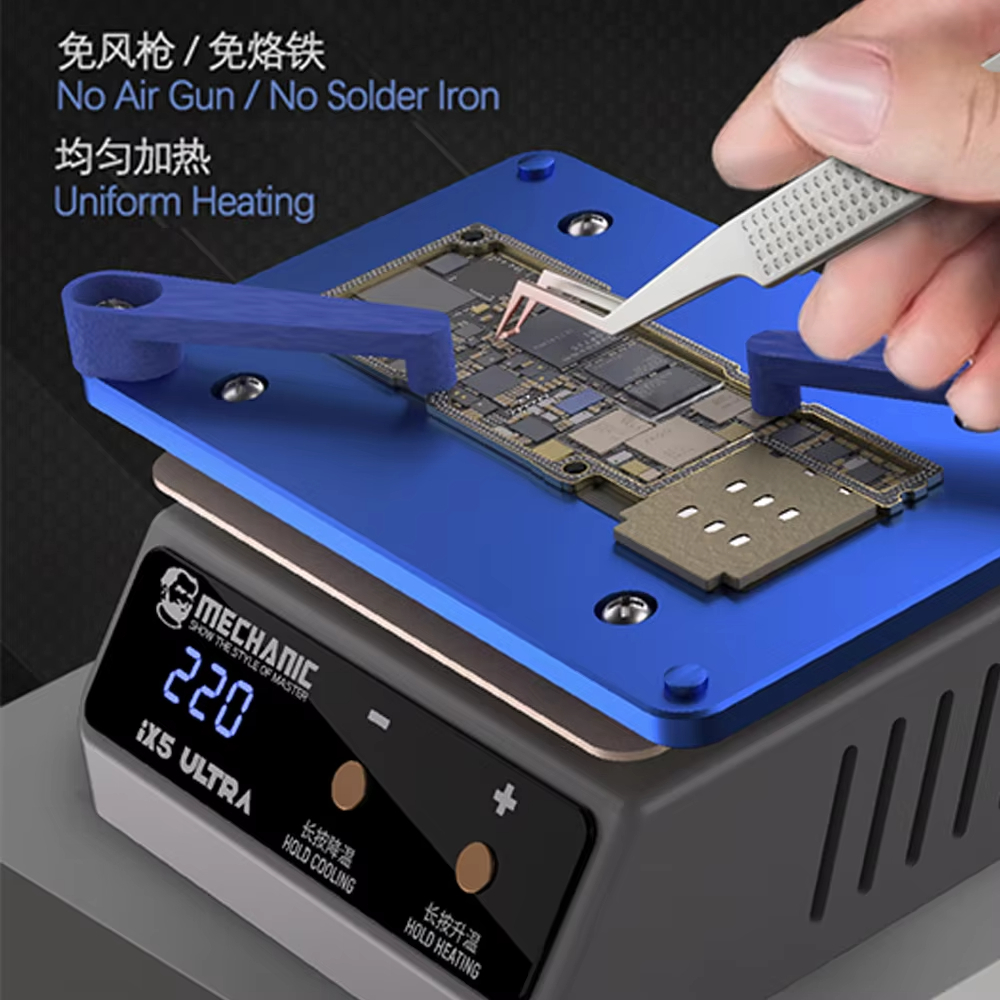 mechanic IX5 Ultra Universal Preheating Platform สําหรับเมนบอร์ดโทรศัพท์มือถือ Layered Preheater ...