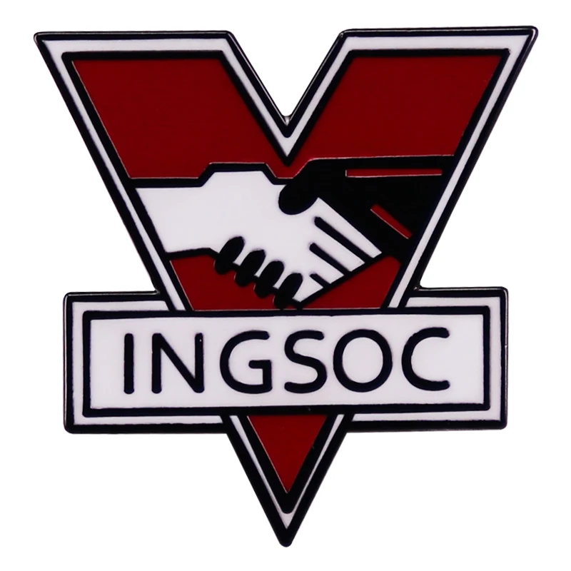 Ingsoc English Socialism เข็มกลัดเคลือบ pin badge กระเป๋าเป้สะพายหลัง ...