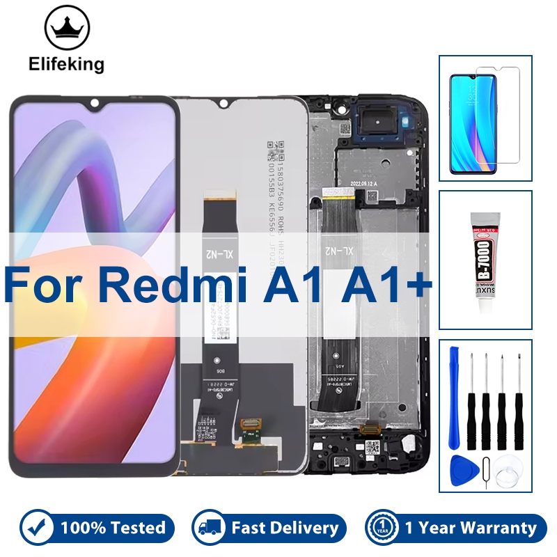Lcd คุณภาพสูงสําหรับ Xiaomi Redmi A1 A1 + A1 Plus จอแสดงผลชุดหน้าจอ ...