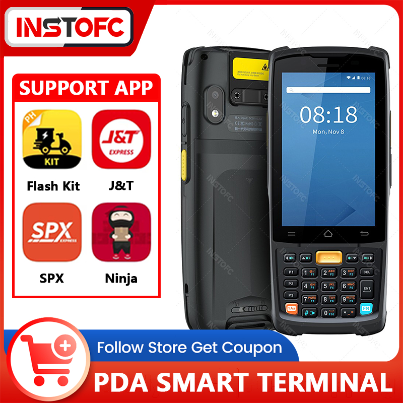 iData K3S เครื่องเทอร์มินัล PDA อัจฉริยะ เครือข่าย 4G เครื่องสแกน 2D รองรับ Flash Kit, J&T, SPX ...