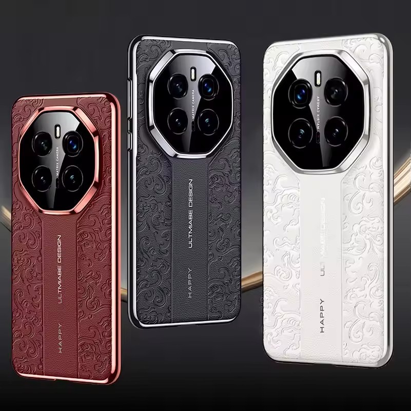 หรูหรามงคลเมฆหนังแกะสลักกระบวนการนูนสําหรับ Honor Magic 7 Pro Magic7 6 Pro Honor X9c X9B X50GT ...