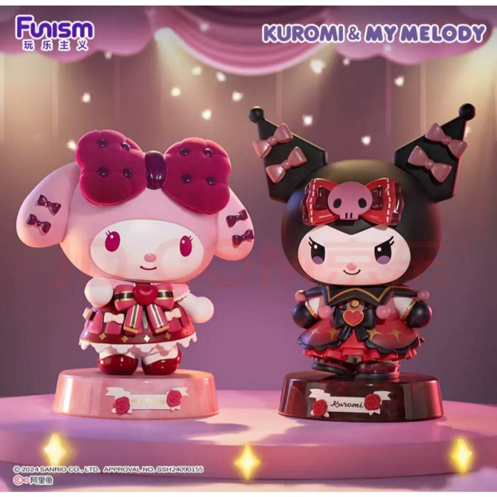 Funism Sanrio Kuromi Dancer Series รูปของเล่นอินเทรนด์ตุ๊กตาน่ารักคอลเ ...