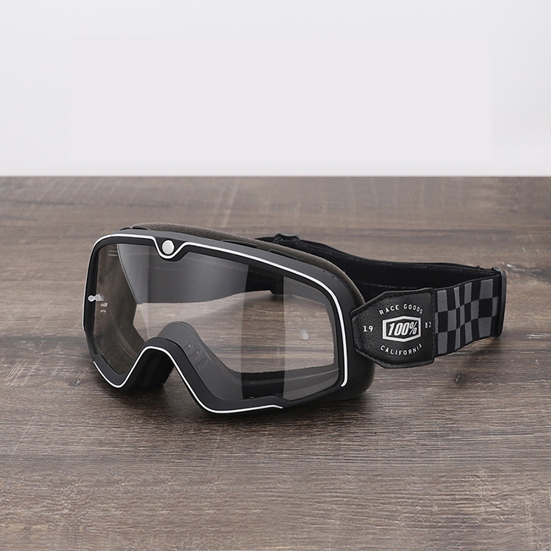 100% Barstow Vintage Motocross Goggles UV400 แว่นตารถจักรยานยนต์ MTB ...