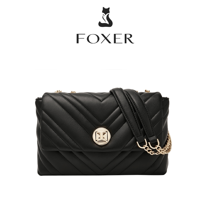 Foxer Fashion Cowhide Leather Commuting BagCrossbody Bags กระเป๋าแฟชั่น ...